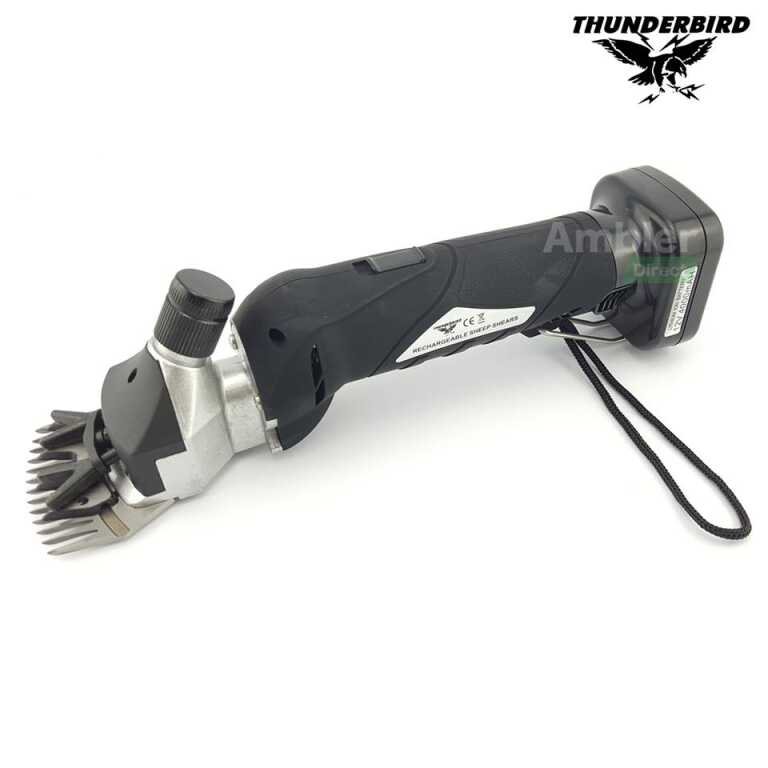 Thunderbird Shearing 12 Volt Cordless Rechargeable Sheep Shearing Hand ...